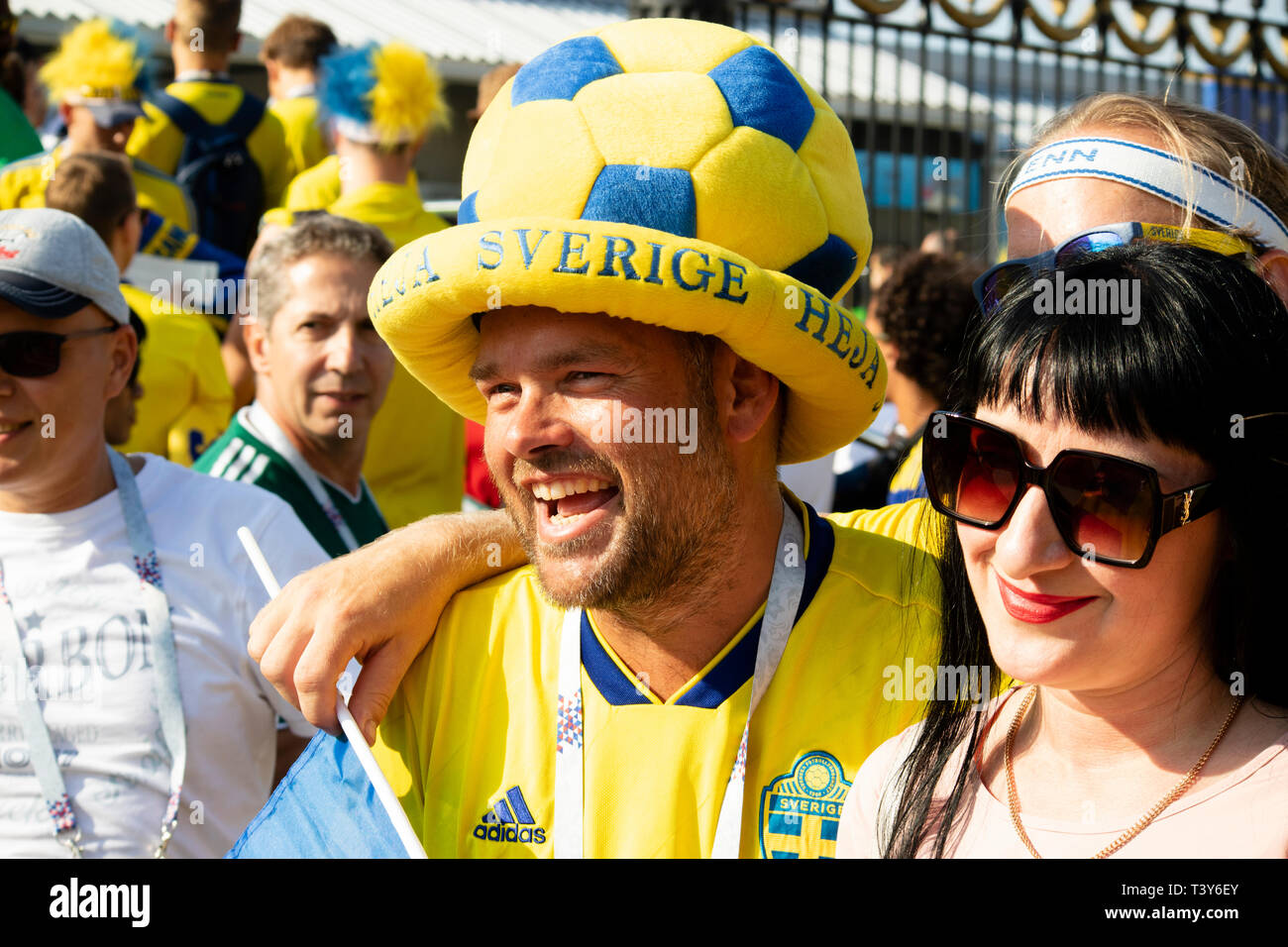Blue and yellow football hi-res stock photography and images - Alamy