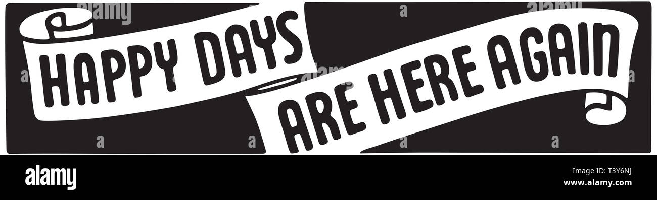 Happy days retro vacations hi-res stock photography and images - Alamy