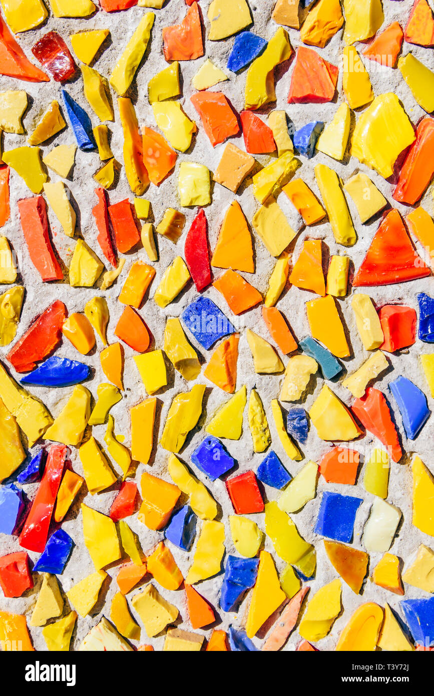 Abstract mosaic background of broken glass pieces Stock Photo - Alamy