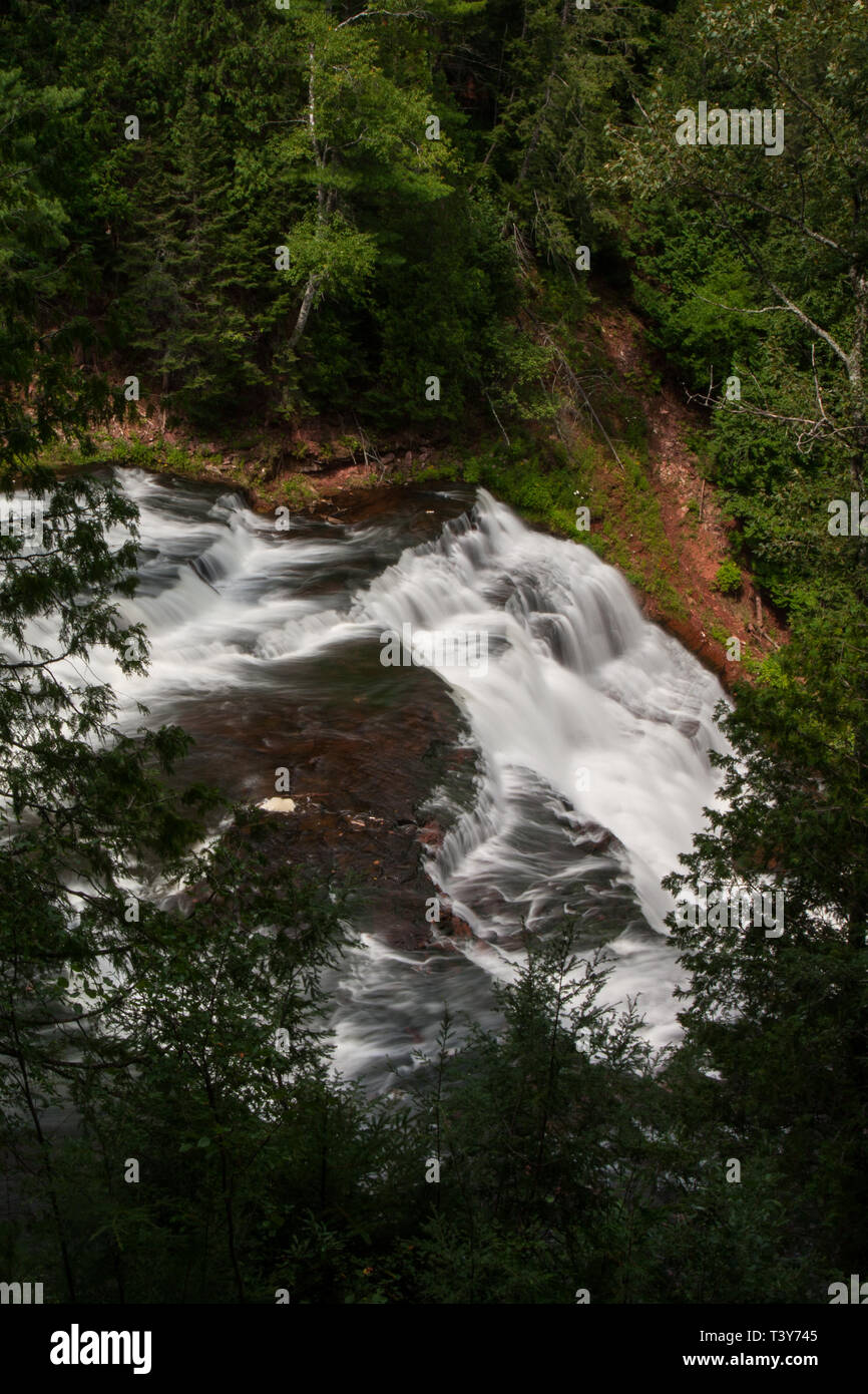 Agate Falls, Michigan Stock Photo - Alamy
