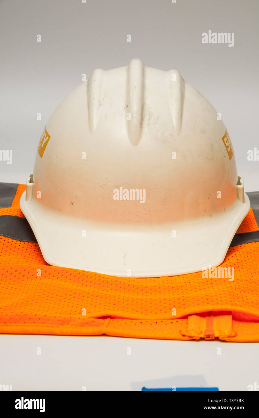 Old hard hat hi-res stock photography and images - Alamy