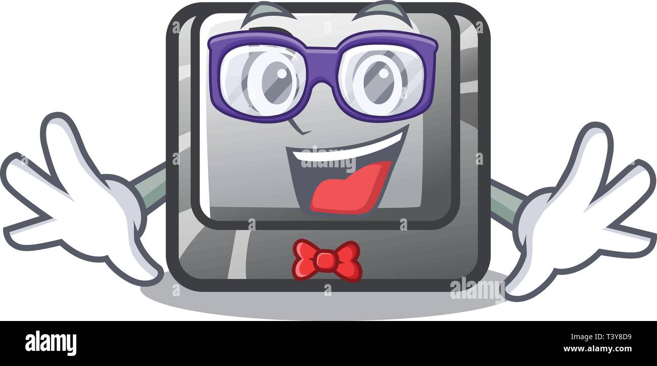 Geek button B isolated with the cartoon Stock Vector Image & Art - Alamy
