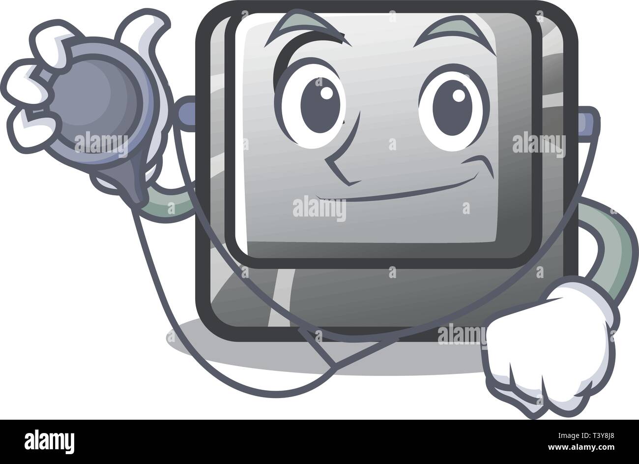 Doctor button C on a keyboard character Stock Vector Image & Art - Alamy