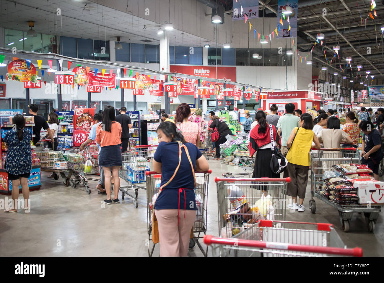 Chiangmai, Thailand - April 11 2019: Makro Hypermarket Chiang mai ...