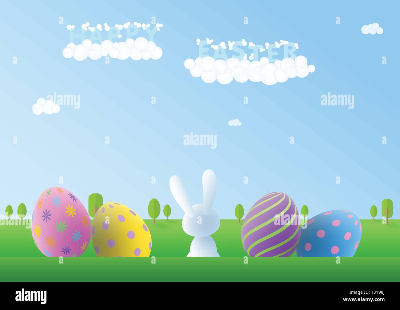 Green sky wide space Stock Vector Images - Alamy