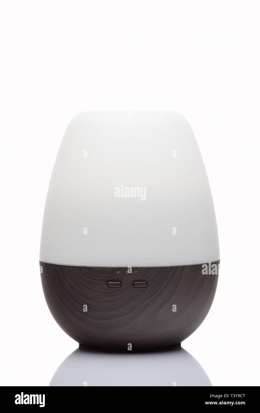 Ultrasonic aroma diffuser on a white background Stock Photo - Alamy