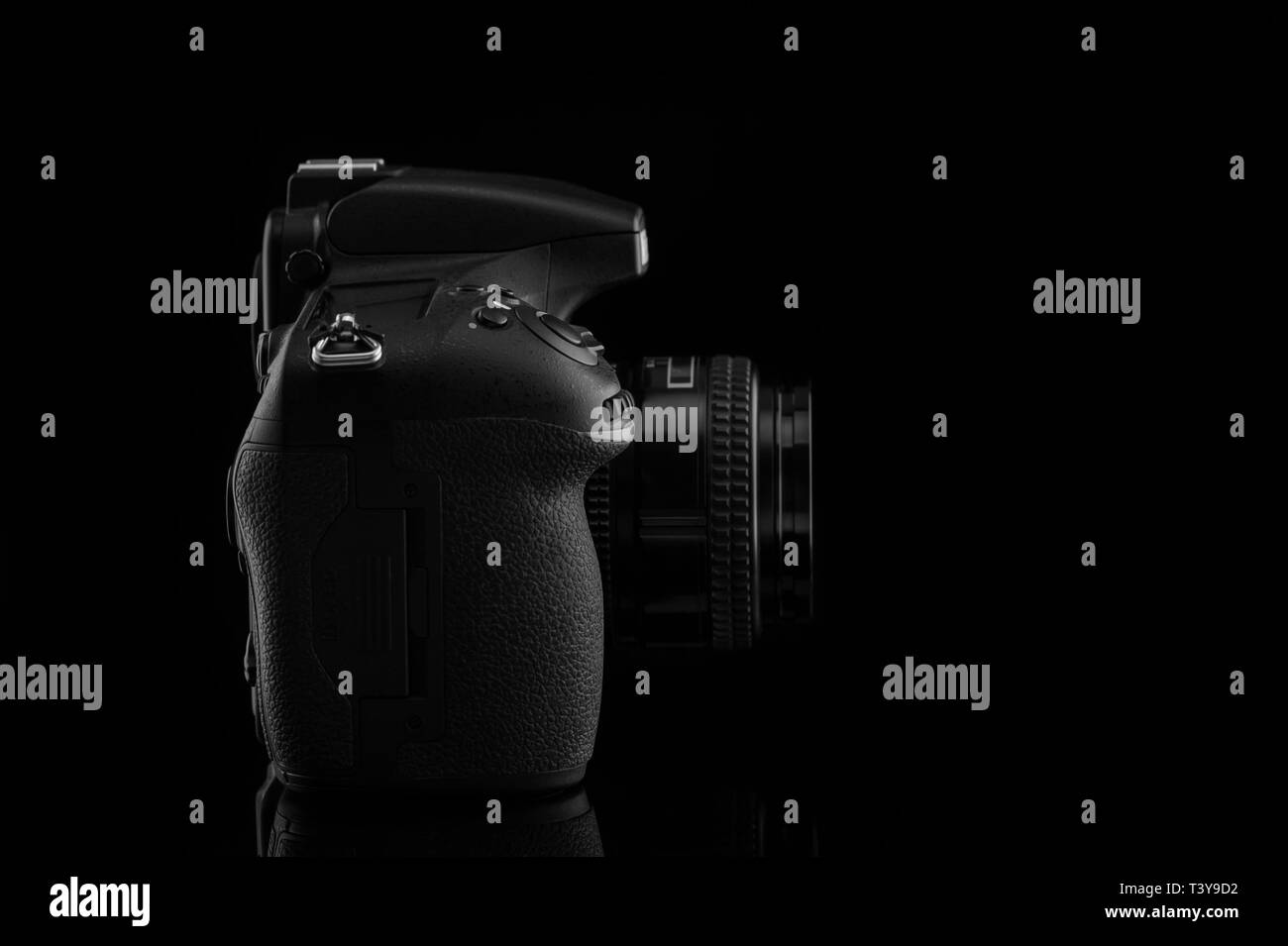 Focus on professional camera Black and White Stock Photos & Images - Alamy