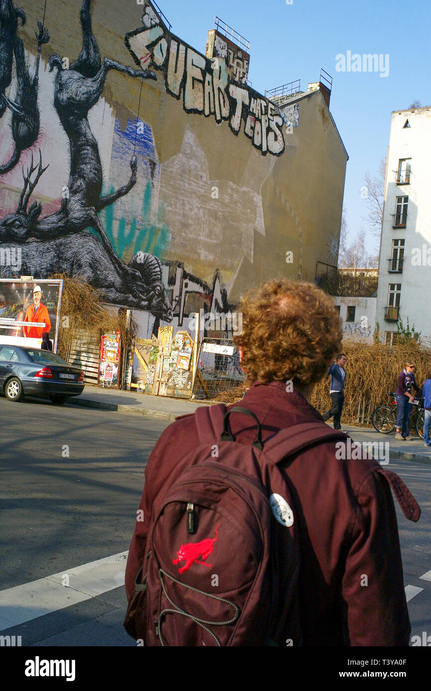 Street view, Kreuzberg district, Berlin, Germany Stock Photo - Alamy