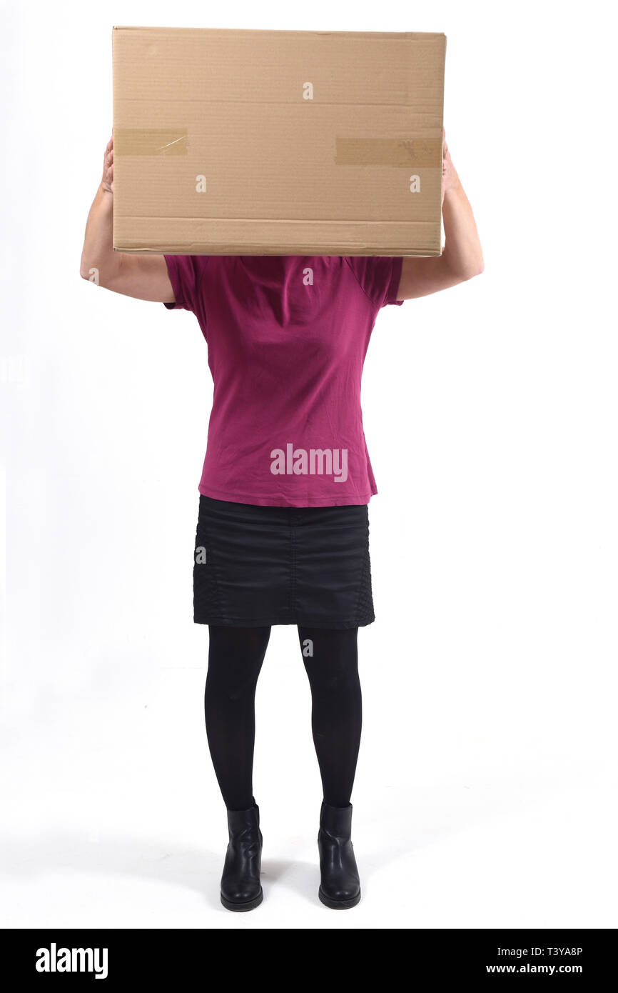 Woman in front store Cut Out Stock Images & Pictures - Alamy