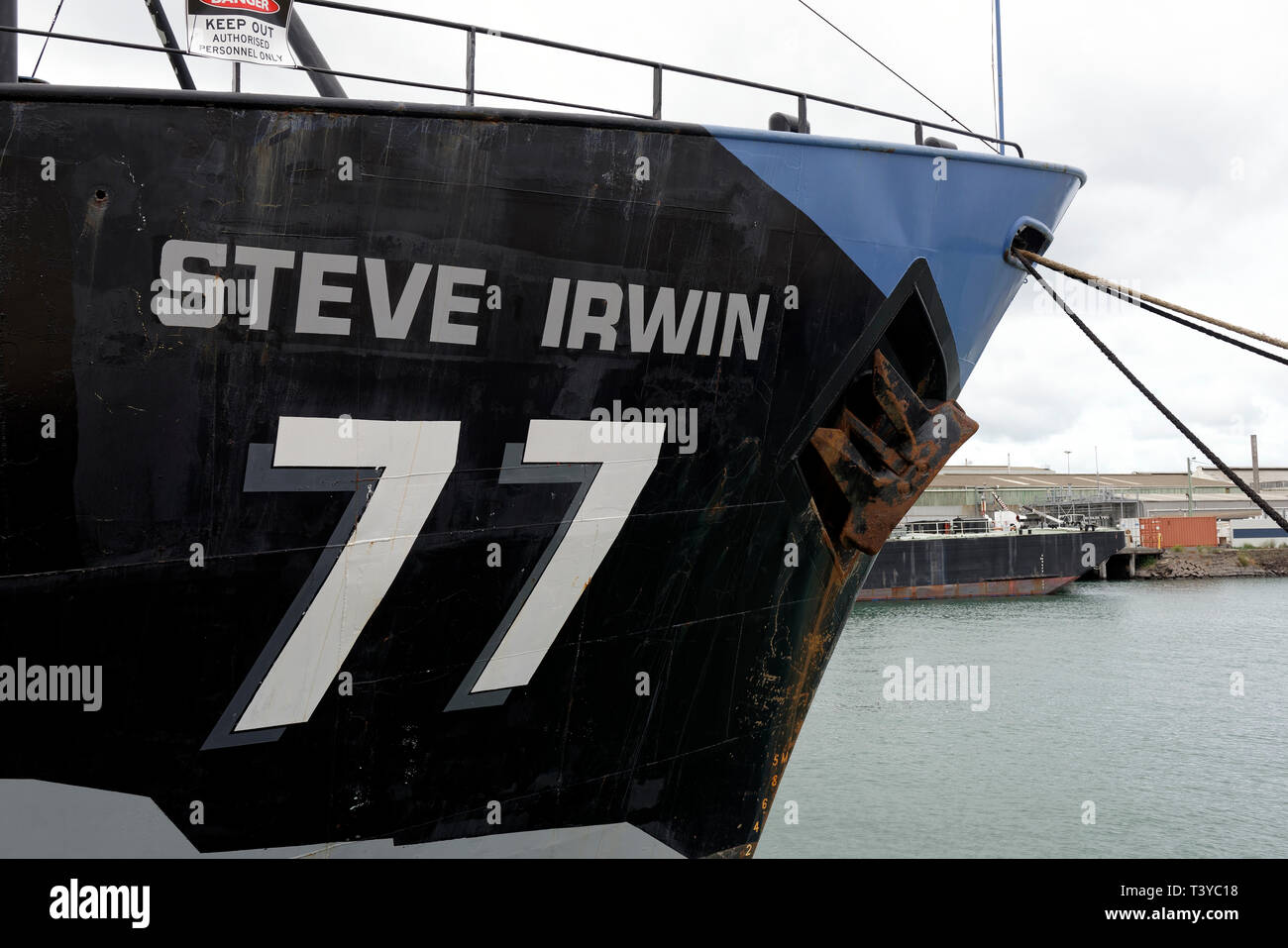 The Sea Shepherd S Flagship Vessel The M Y Steve Irwin Docked At