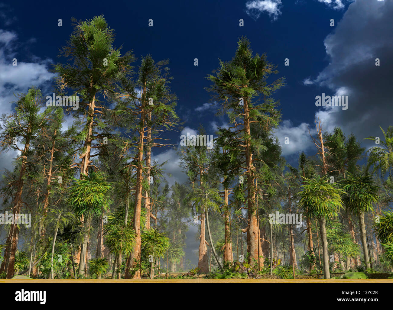 Mesozoic Era Landscape