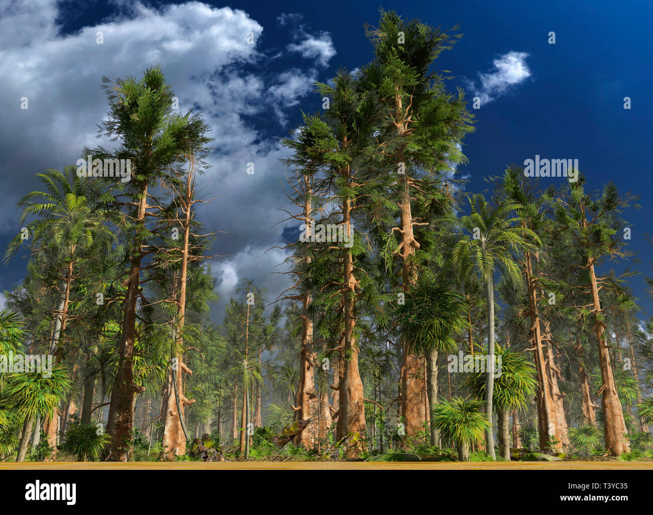 Mesozoic Plants High Resolution Stock Photography and Images - Alamy