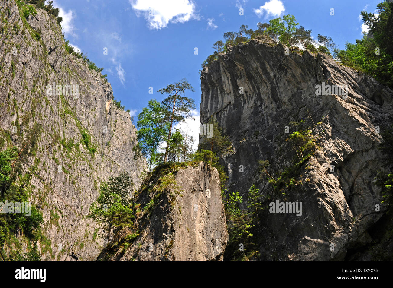 Bicaz Gorge, a narrow pass linking Transylvania to the historical ...