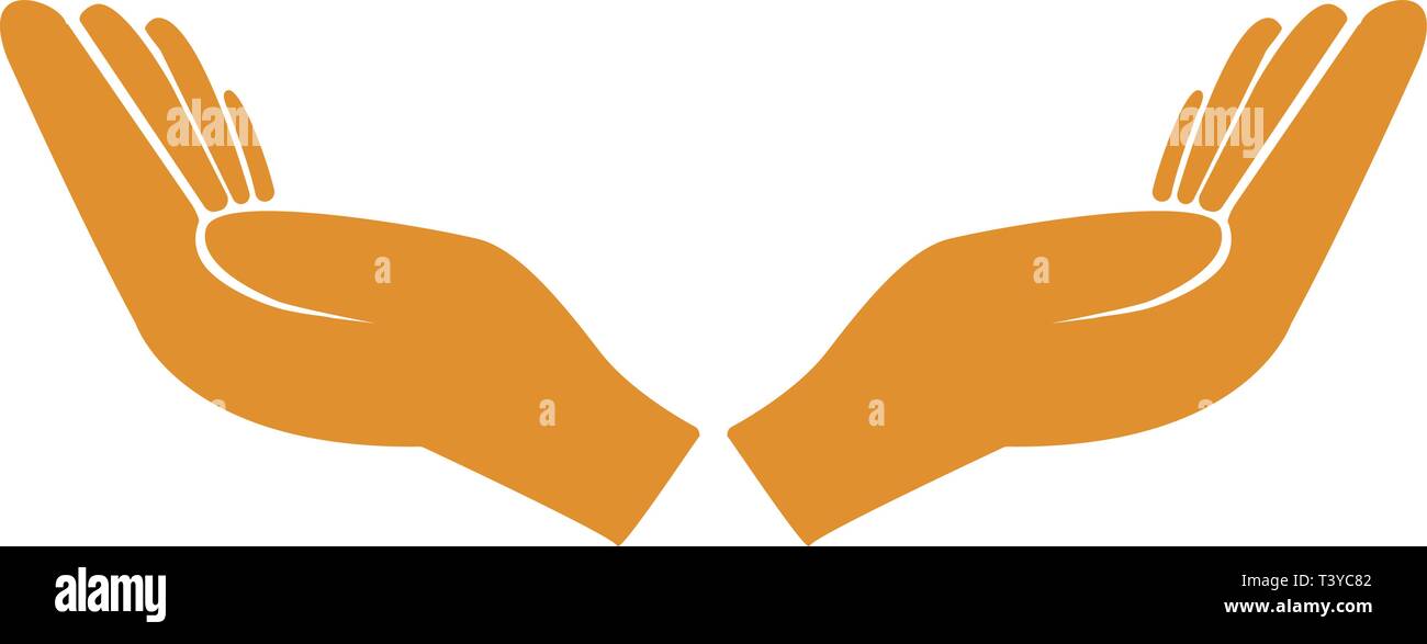 Supporting hands illustration Stock Vector Image & Art - Alamy