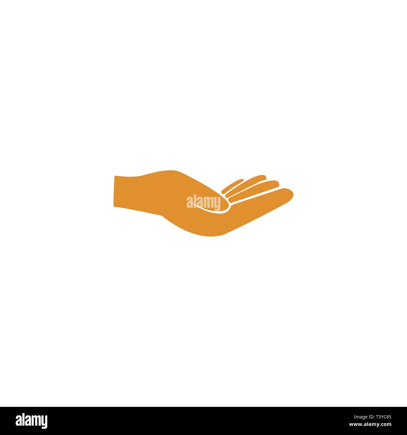 Supporting hands illustration Stock Vector Image & Art - Alamy