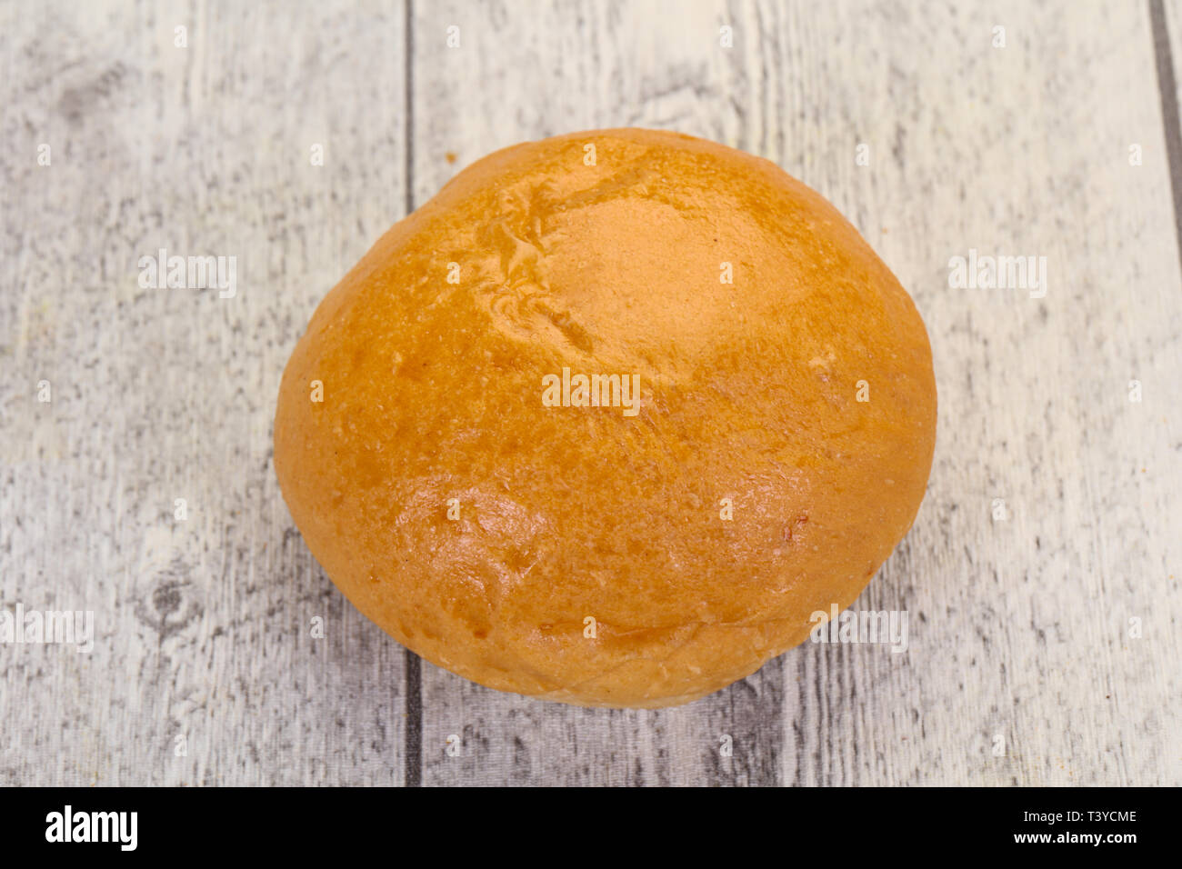 Fresh hot Bun for burger Stock Photo - Alamy