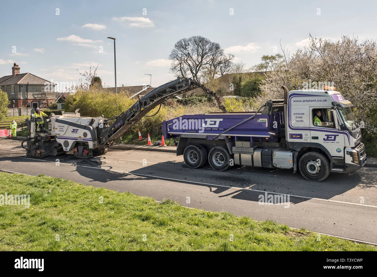 Old tarmac road hi-res stock photography and images - Alamy