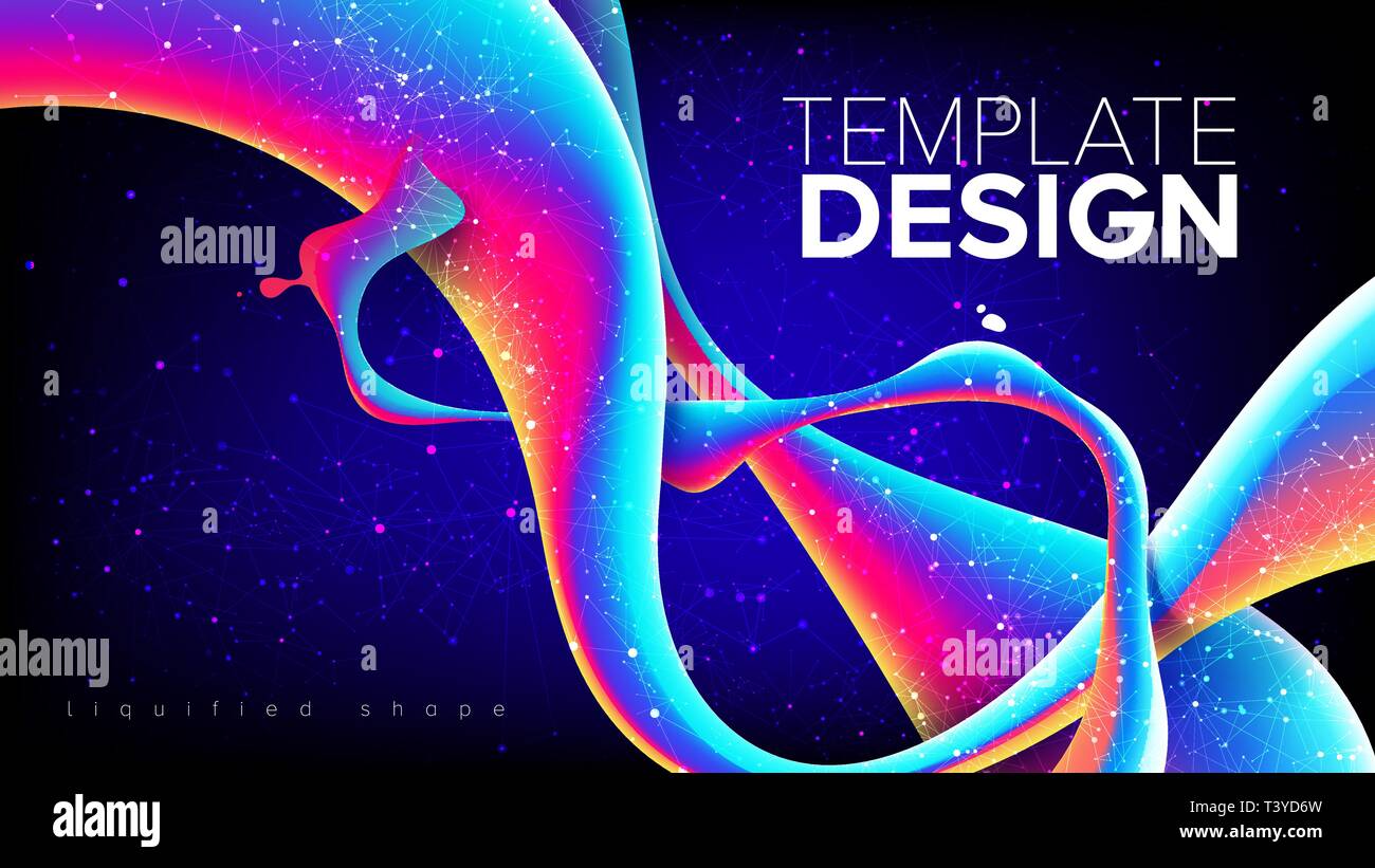 Liquified shape Stock Vector Images - Alamy