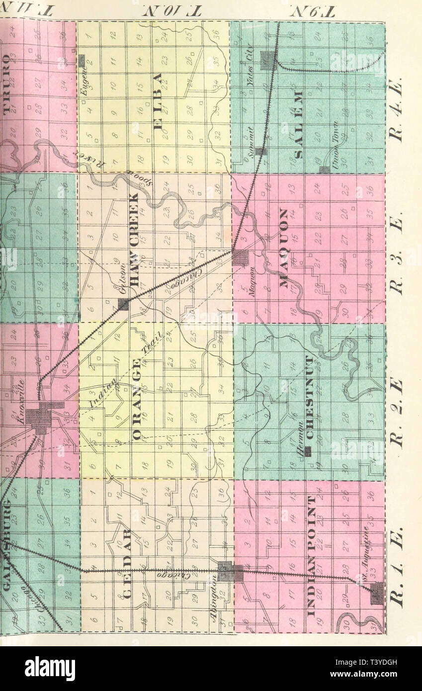 History of Knox County Illinois Stock Photo - Alamy