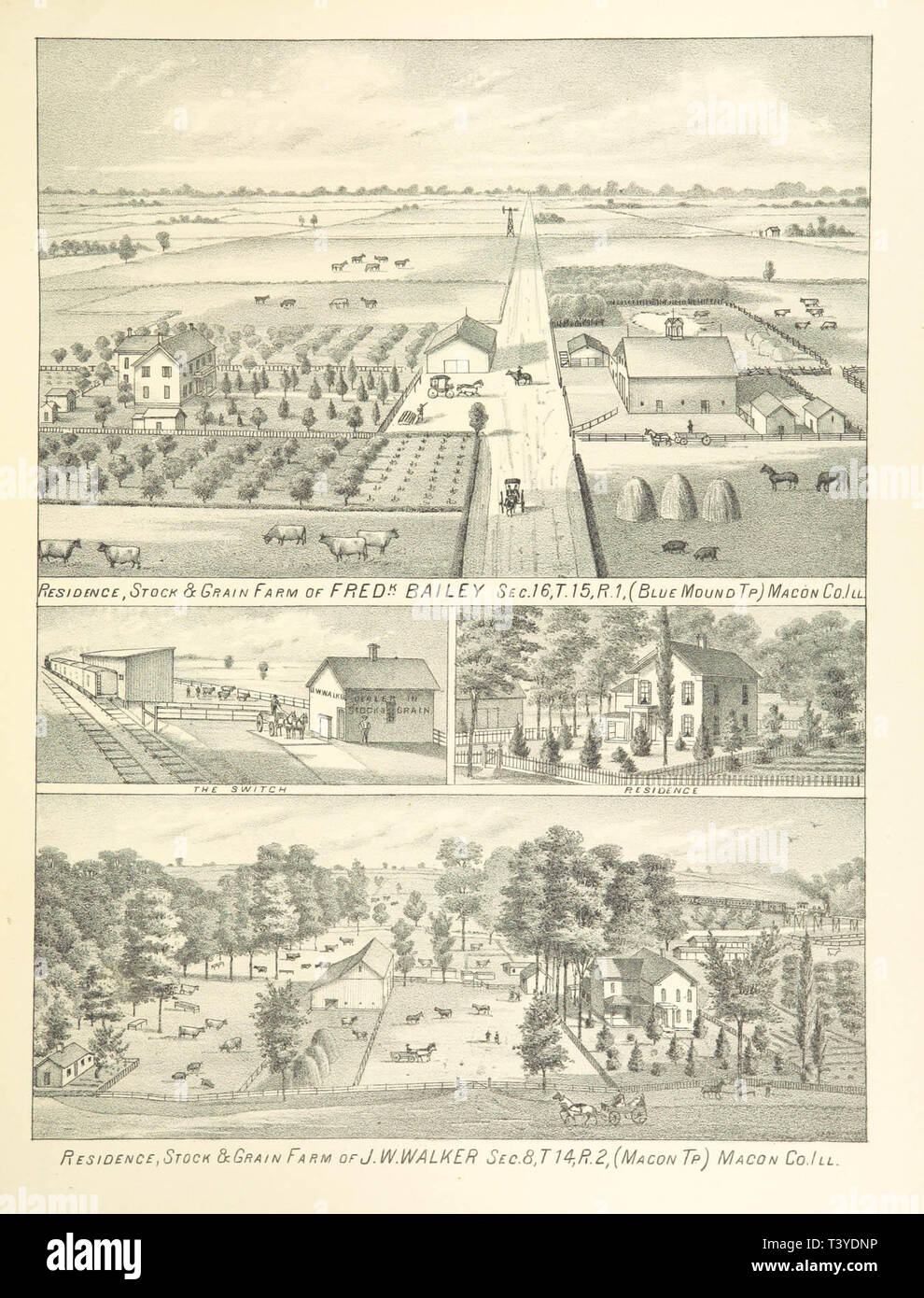 History of Macon County Illinois Stock Photo - Alamy