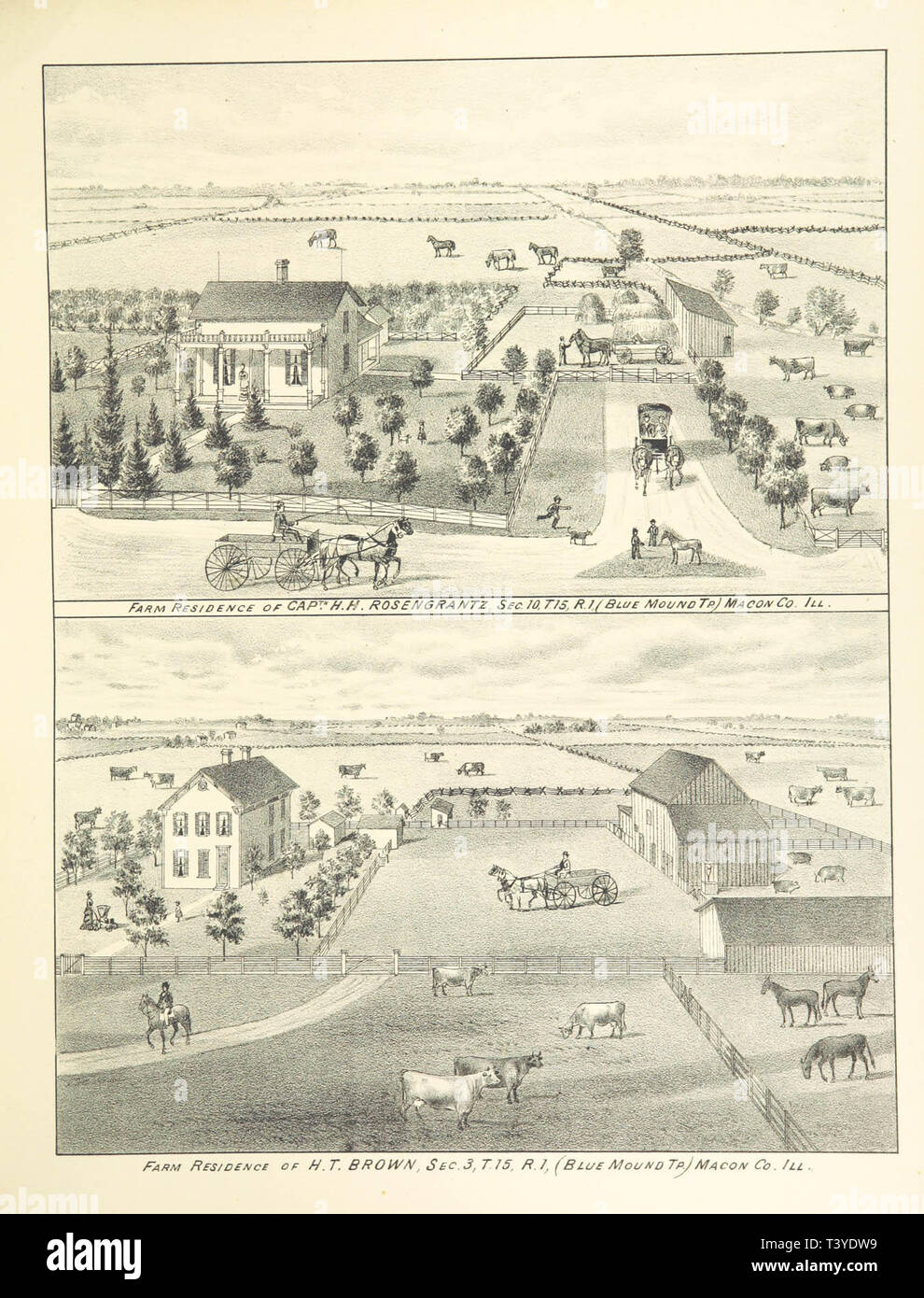 History of Macon County Illinois Stock Photo - Alamy