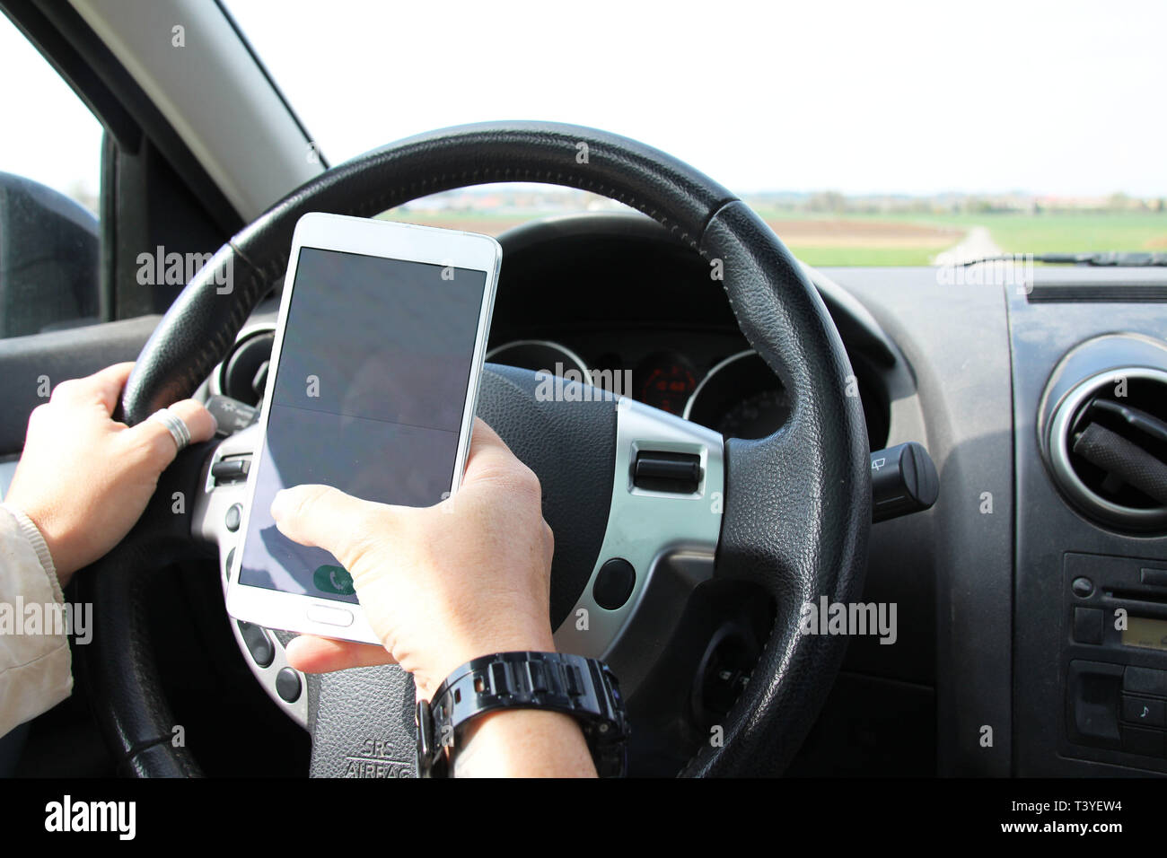 Smart car accident hi-res stock photography and images - Alamy