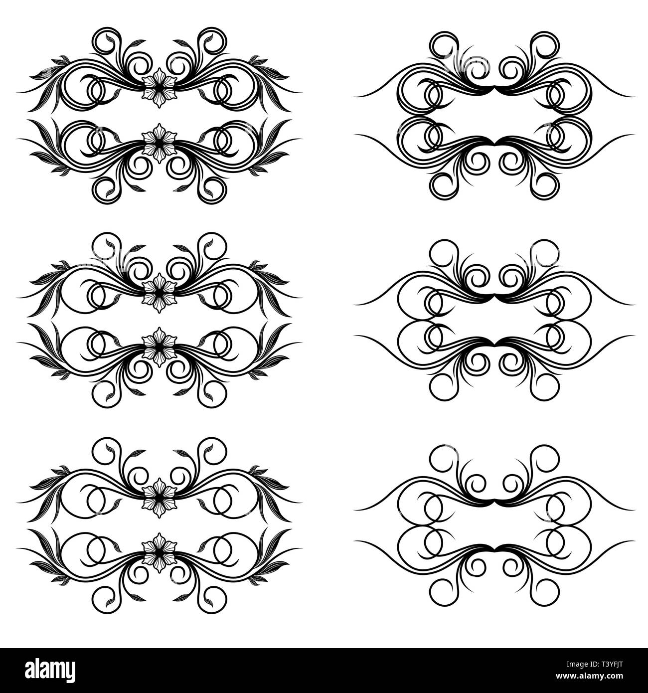 Art deco set elements Stock Vector Images - Alamy