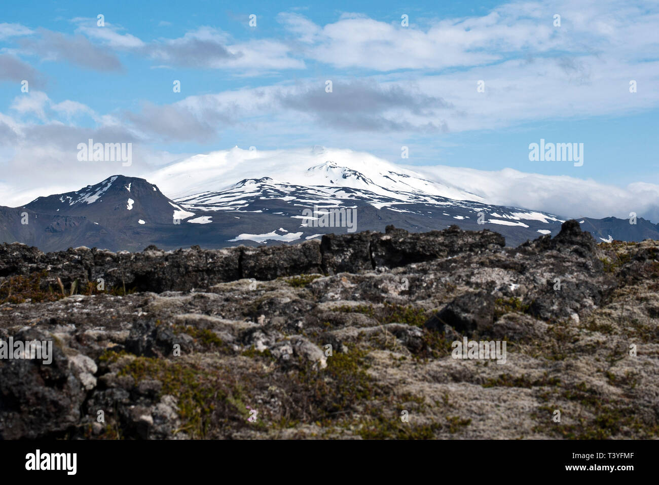 Volcano snaefell iceland hi-res stock photography and images - Alamy