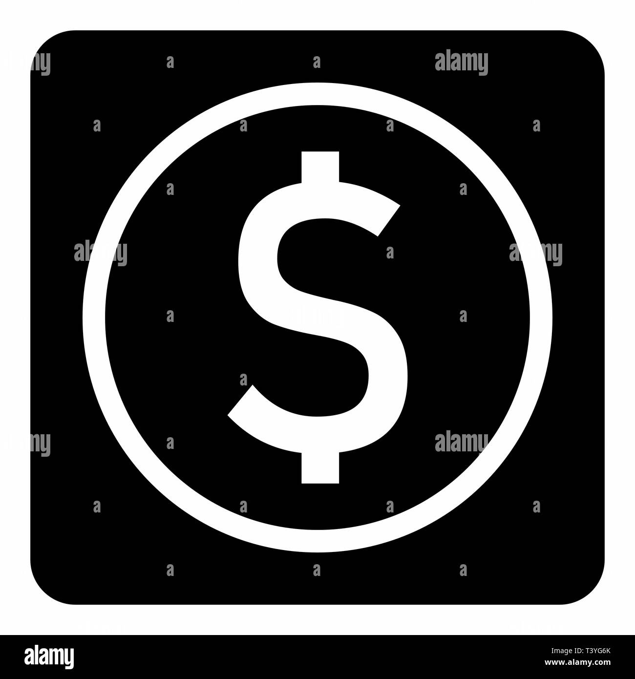 Coin icon illustration Stock Vector Image & Art - Alamy