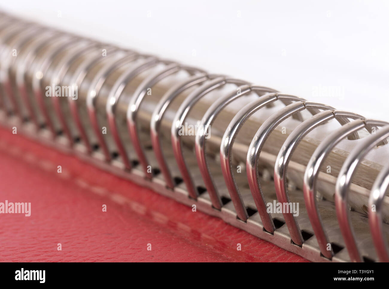 Old binder folder isolated, selective focus, full frame Stock Photo - Alamy