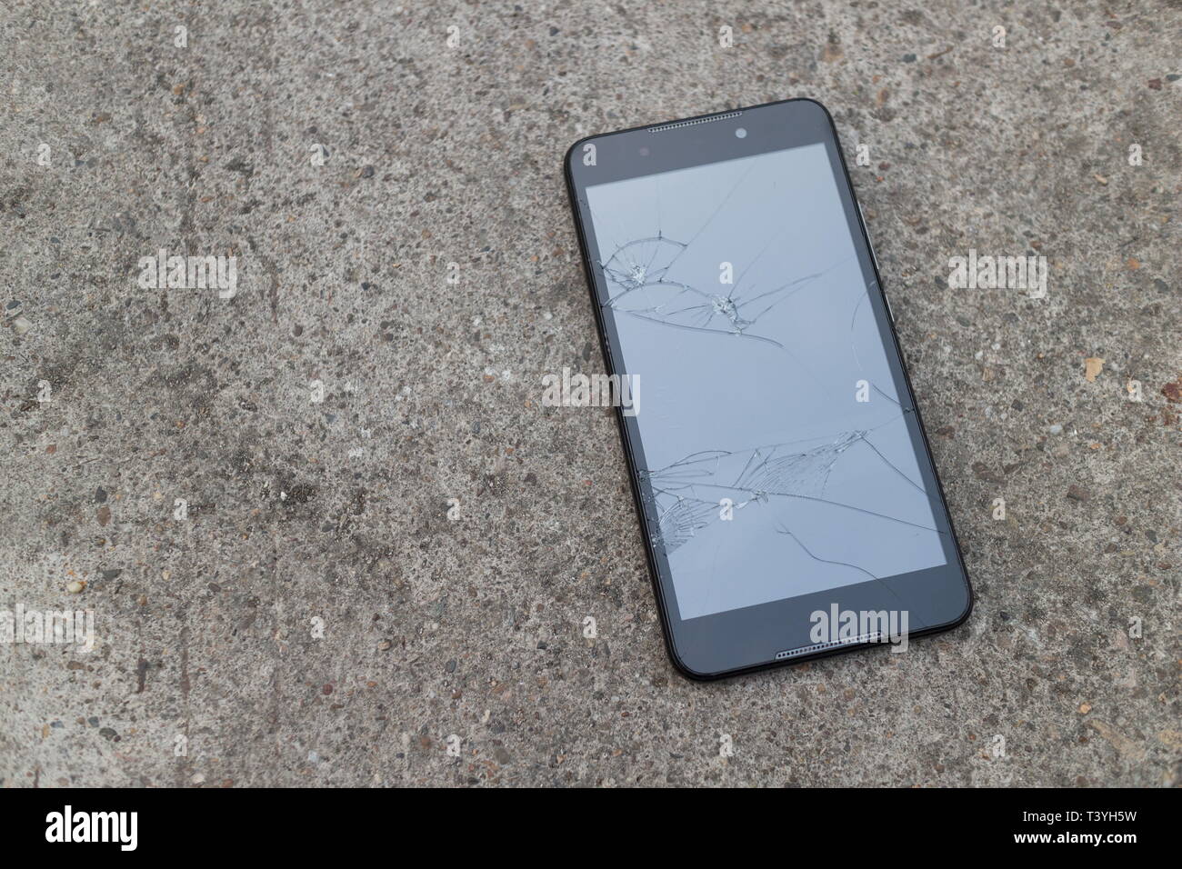 Broken glass on black background floor hi-res stock photography and ...
