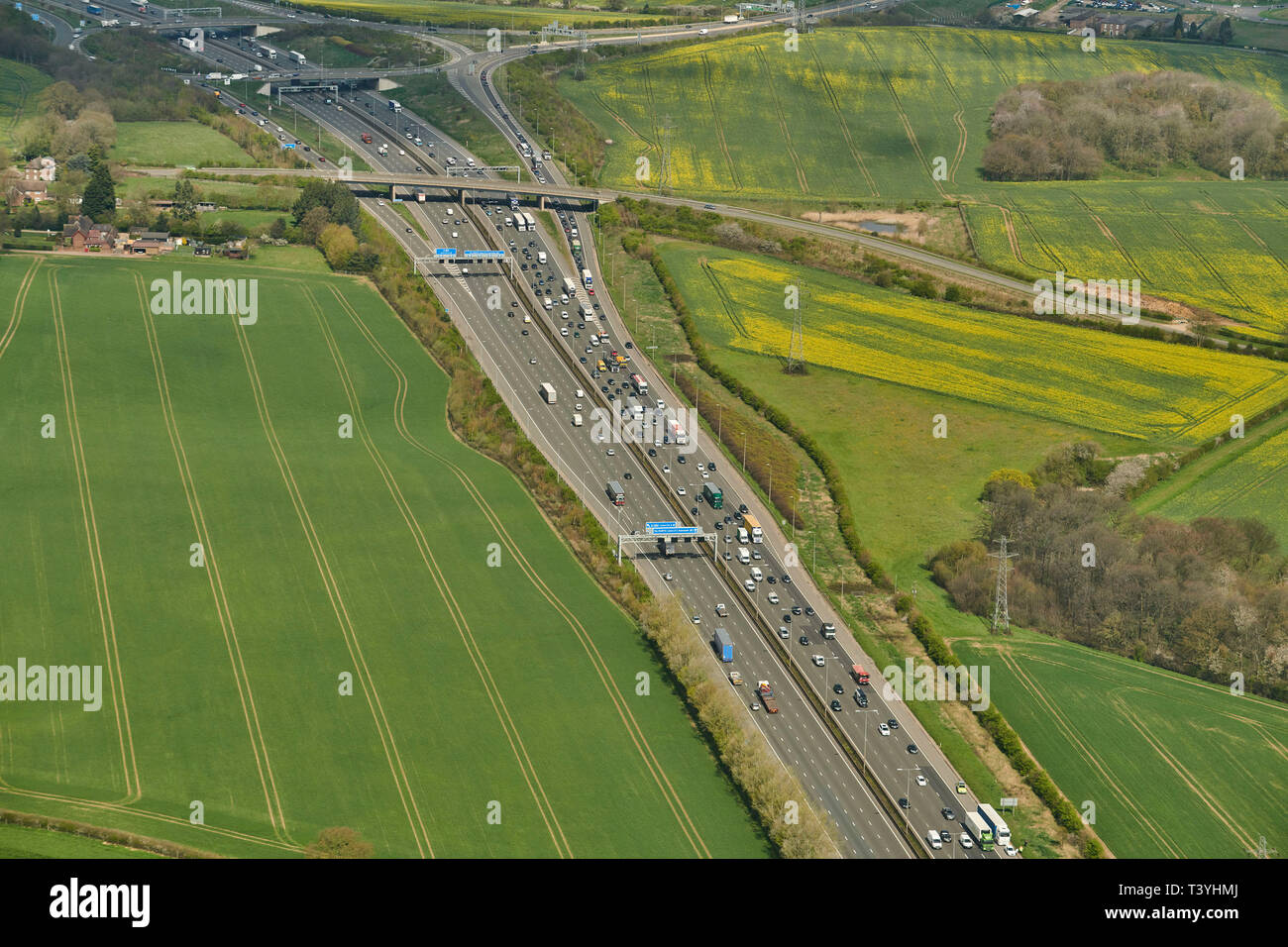 M1 motorway hi-res stock photography and images - Alamy