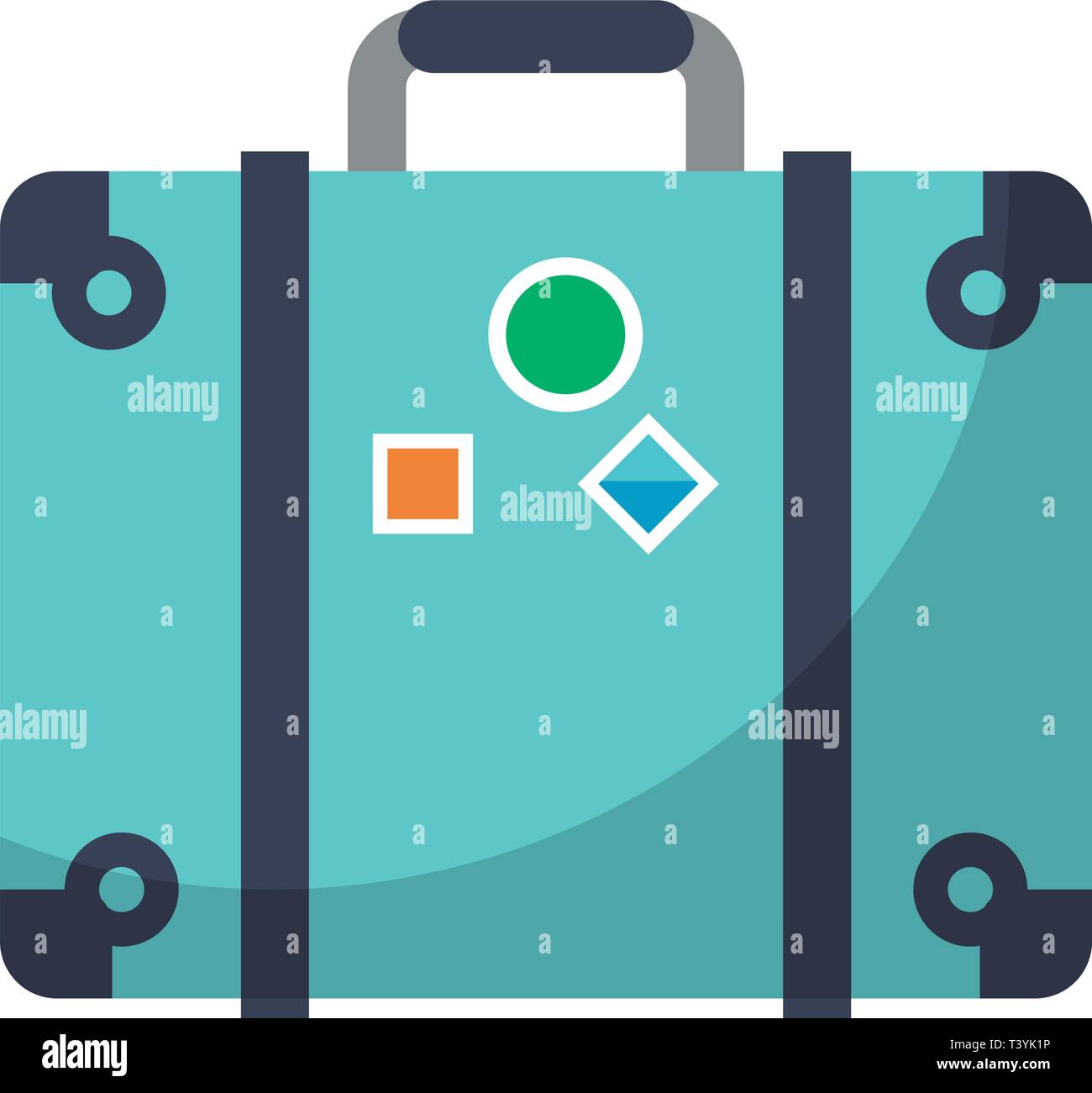 Travel suitcase cartoon isolated Stock Vector Image & Art - Alamy