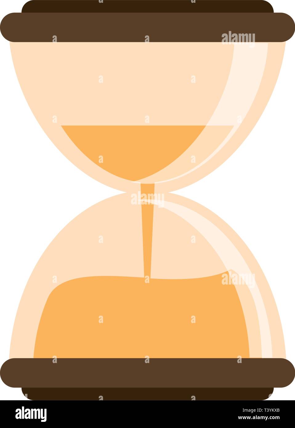 Hourglass antique time symbol Stock Vector Image & Art - Alamy