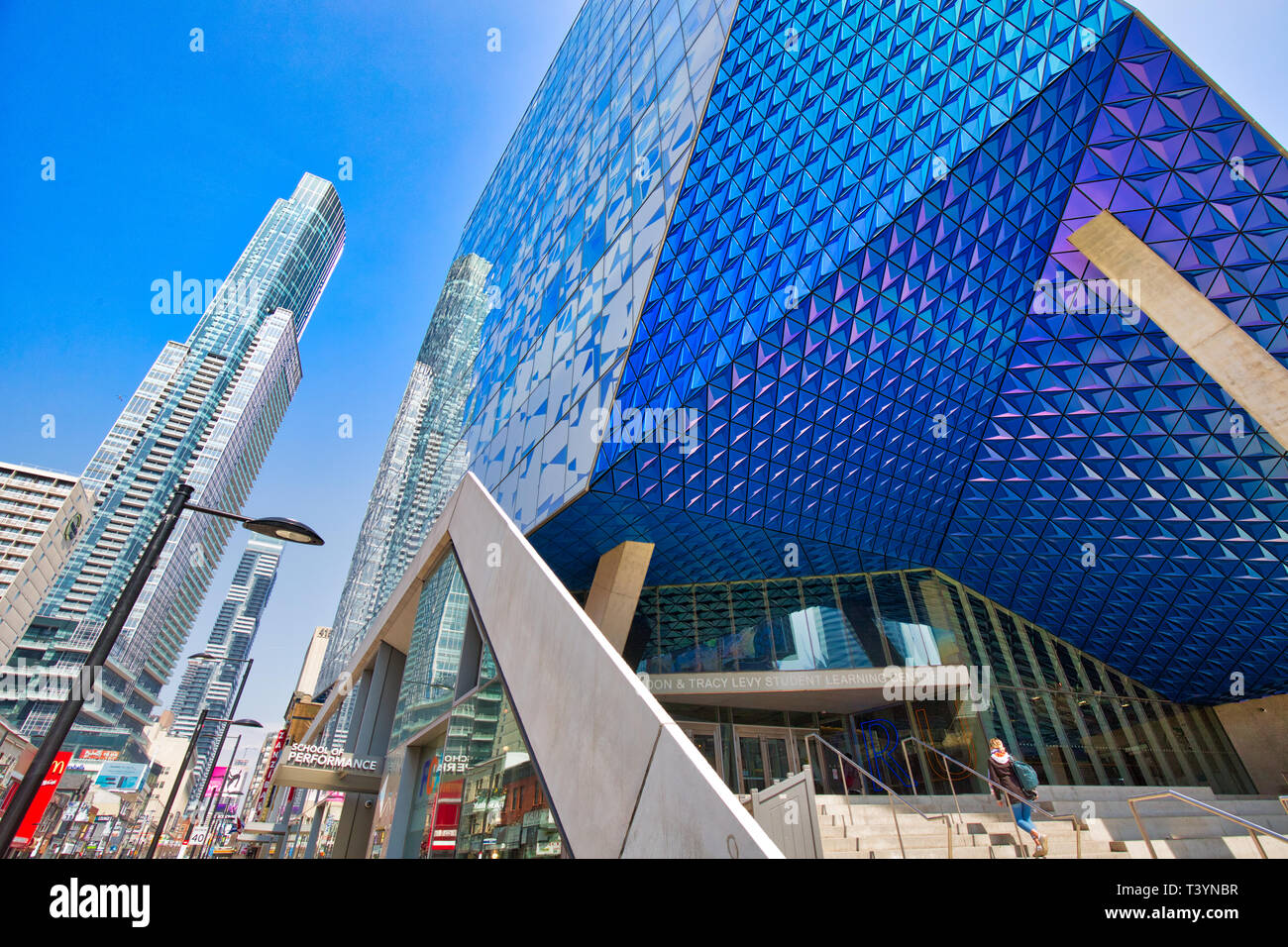 Toronto, Canada-4 April, 2019: Newly built Ryerson University building ...