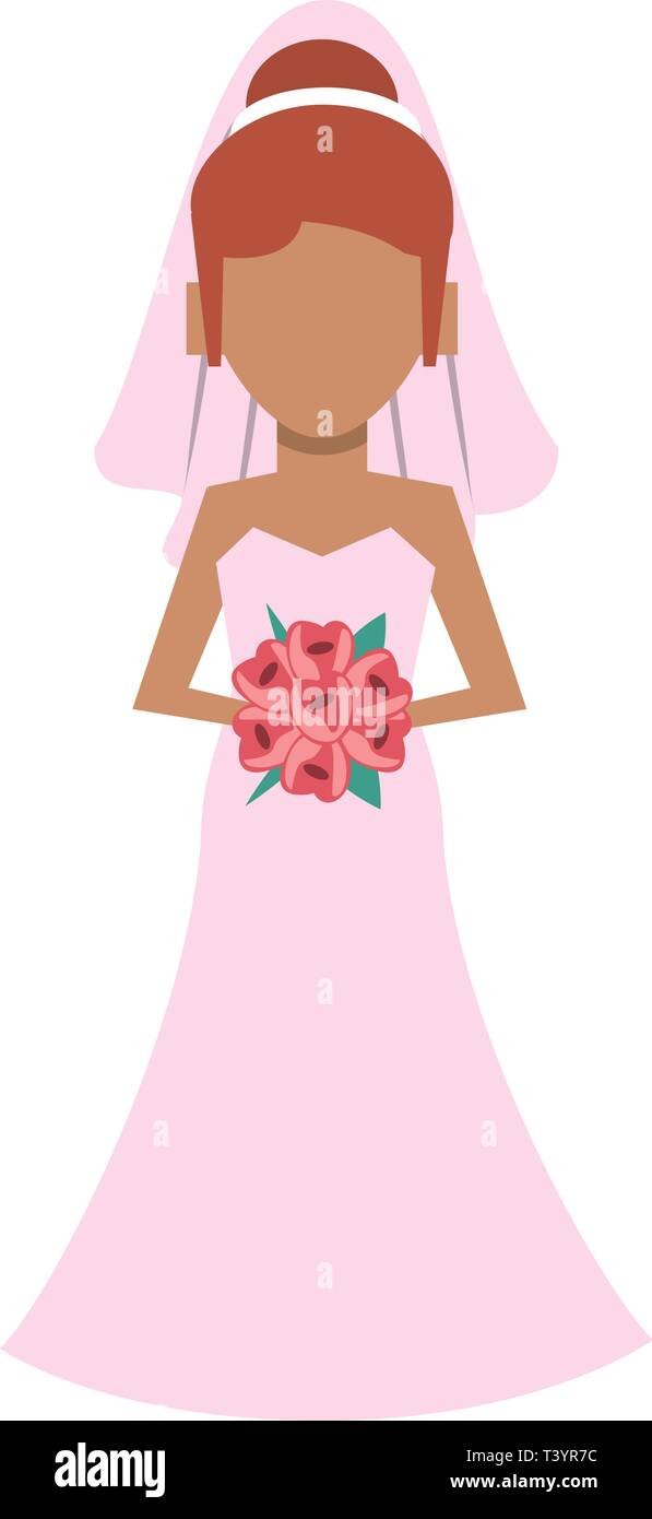 Wedding bride avatar cartoon Stock Vector Image & Art - Alamy