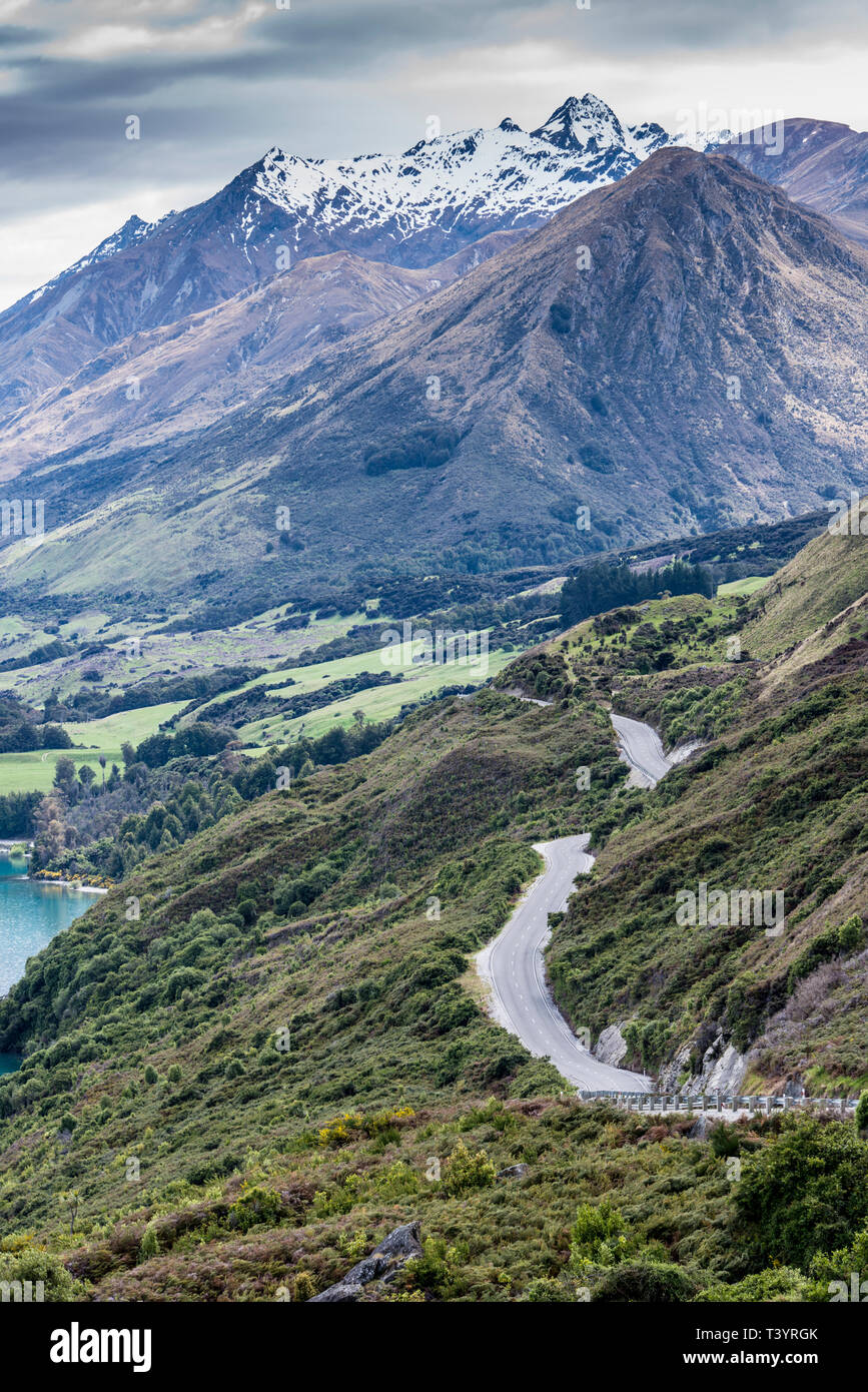 Scenic roadway new zealand hi-res stock photography and images - Alamy