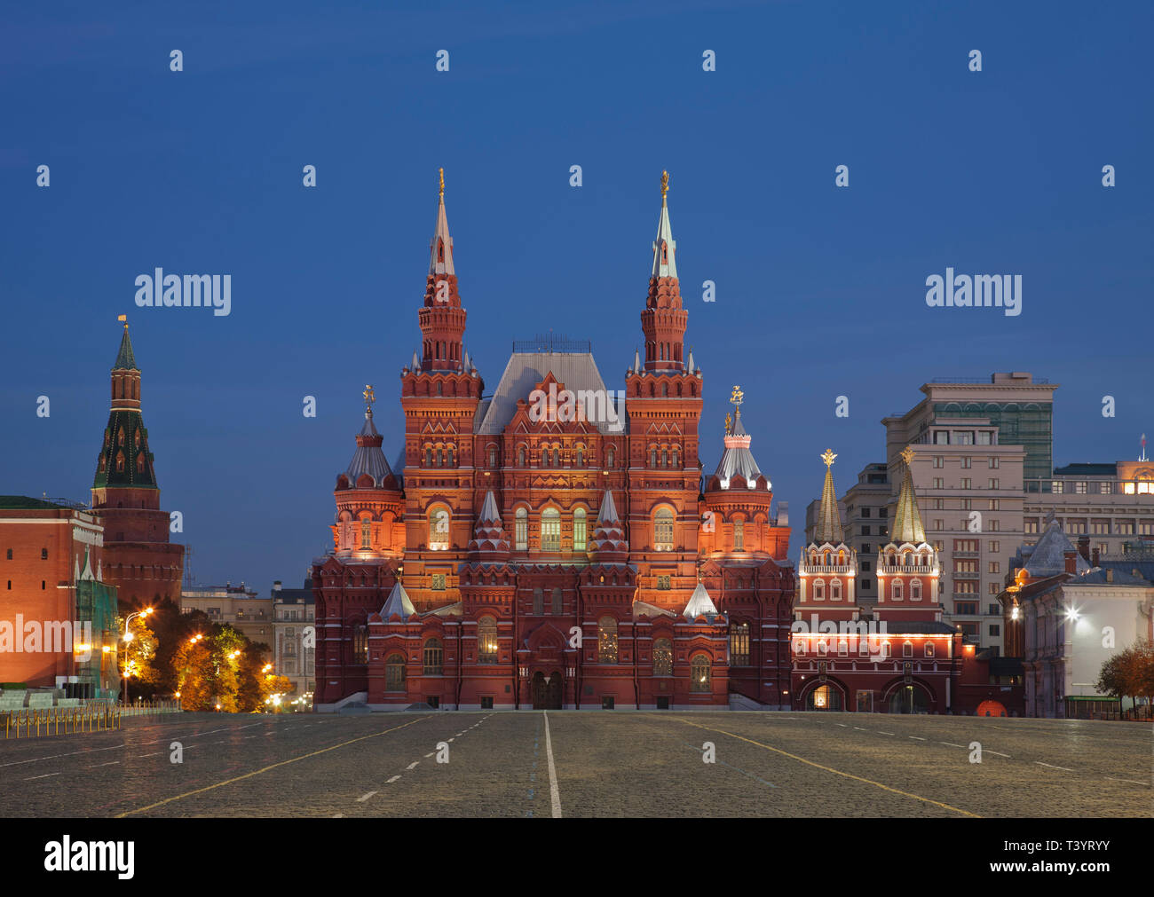 Red Square and State History Museum, Moscow, Russia Stock Photo - Alamy
