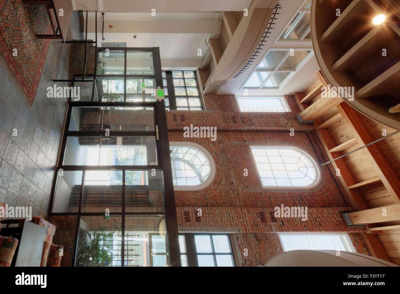 Lobby area of office building Stock Photo - Alamy