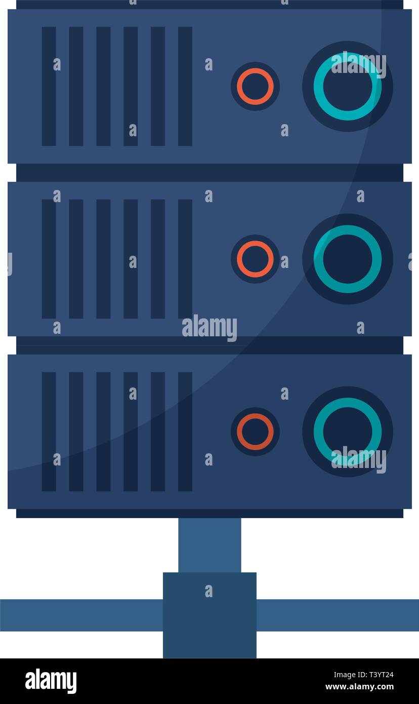 Database Server Technology Isolated Stock Vector Image And Art Alamy