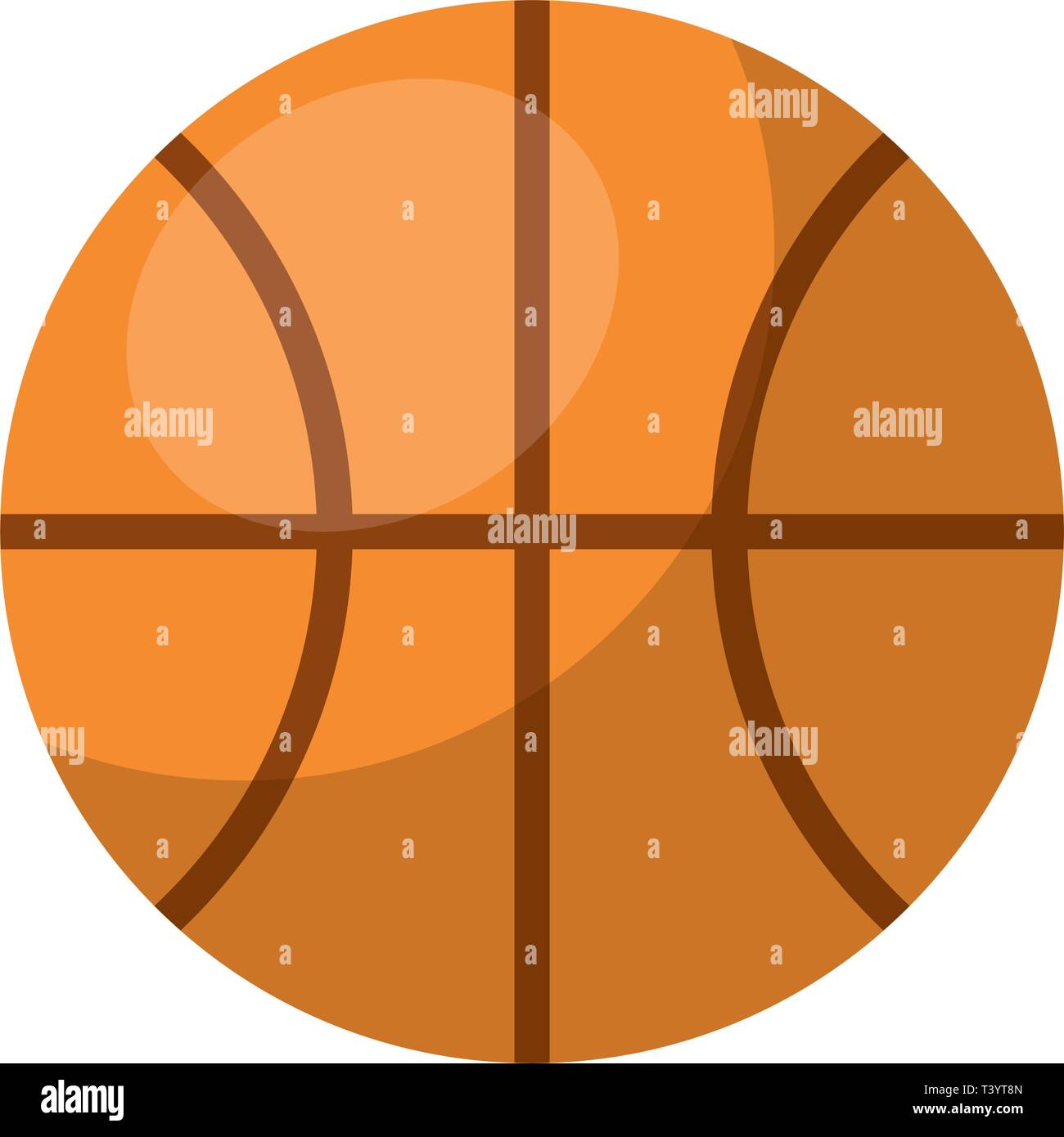 Basketball ball cartoon isolated Stock Vector Image & Art - Alamy