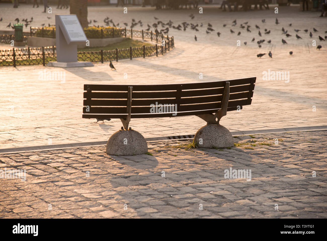 Wood chair from behind hi-res stock photography and images - Alamy