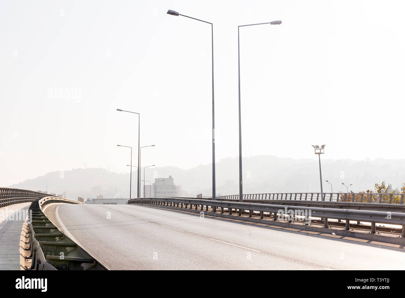 Urban highway bridge Stock Photo - Alamy