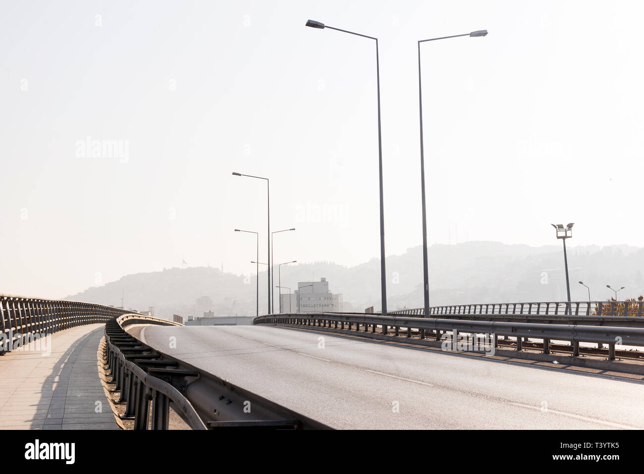 Urban highway bridge Stock Photo - Alamy