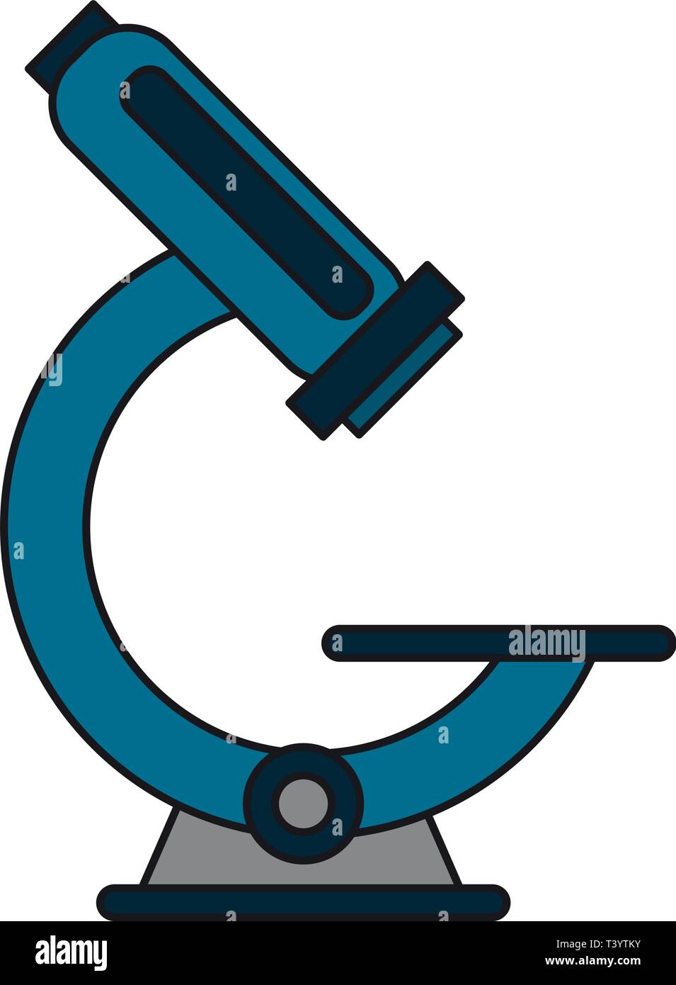 Microscope scientific tool symbol Stock Vector Image & Art - Alamy