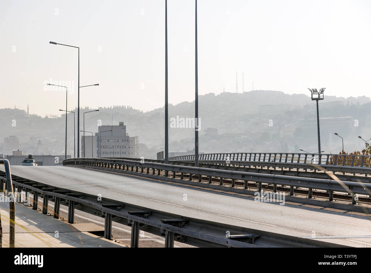 Urban highway bridge Stock Photo - Alamy