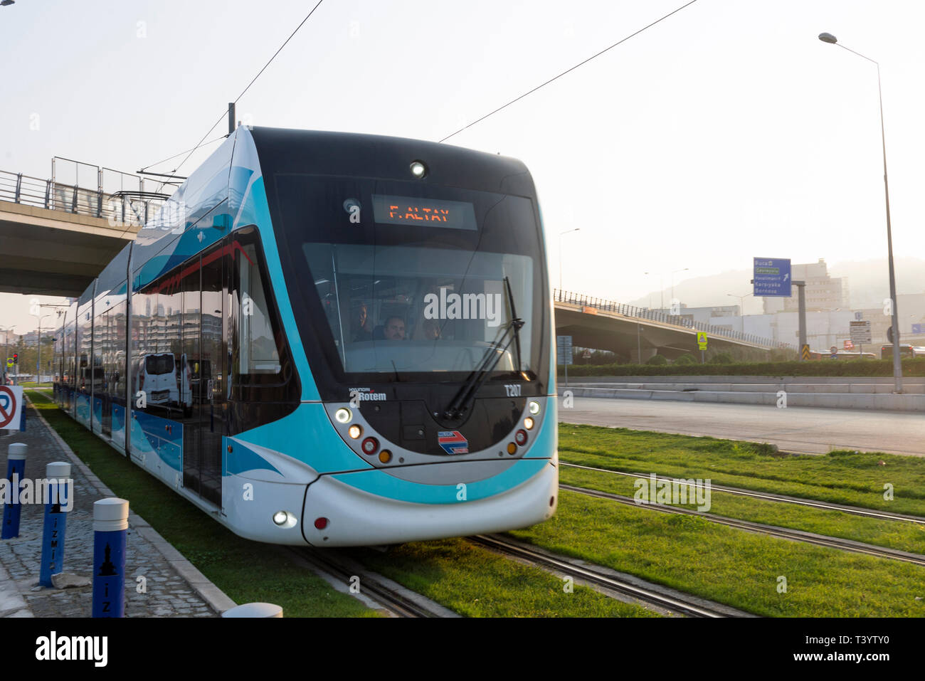 Tram line on grass hi-res stock photography and images - Alamy