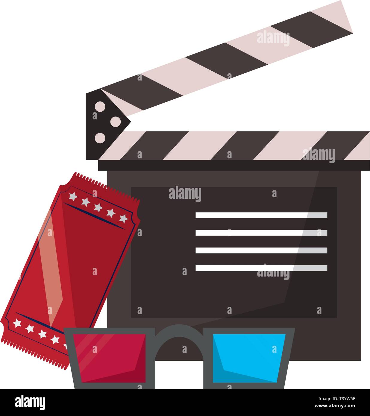 Cinema and movies cartoons Stock Vector Image & Art - Alamy