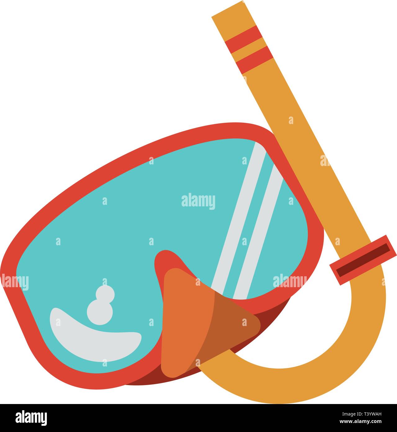 Diving mask summer cartoon Stock Vector Image & Art - Alamy