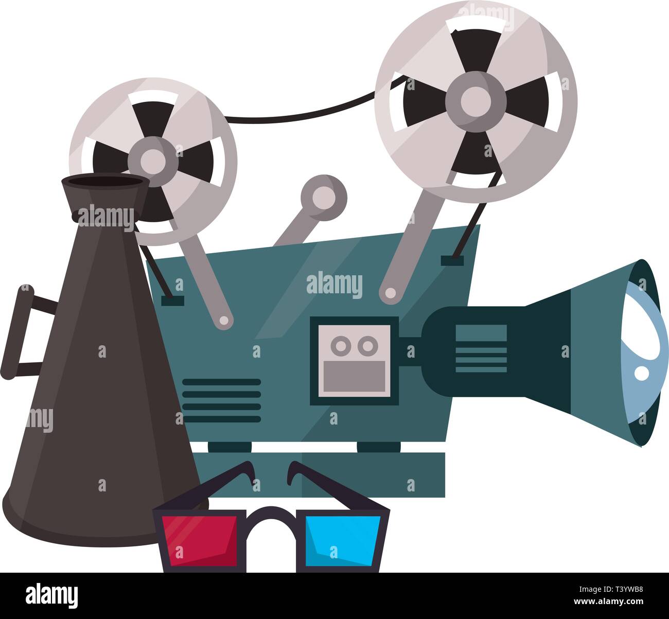 Cinema and movies cartoons Stock Vector Image & Art - Alamy